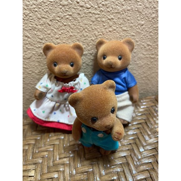 Calico Critters | Toys | Vintage Calico Critters Maple Town Sylvanian 3 ...